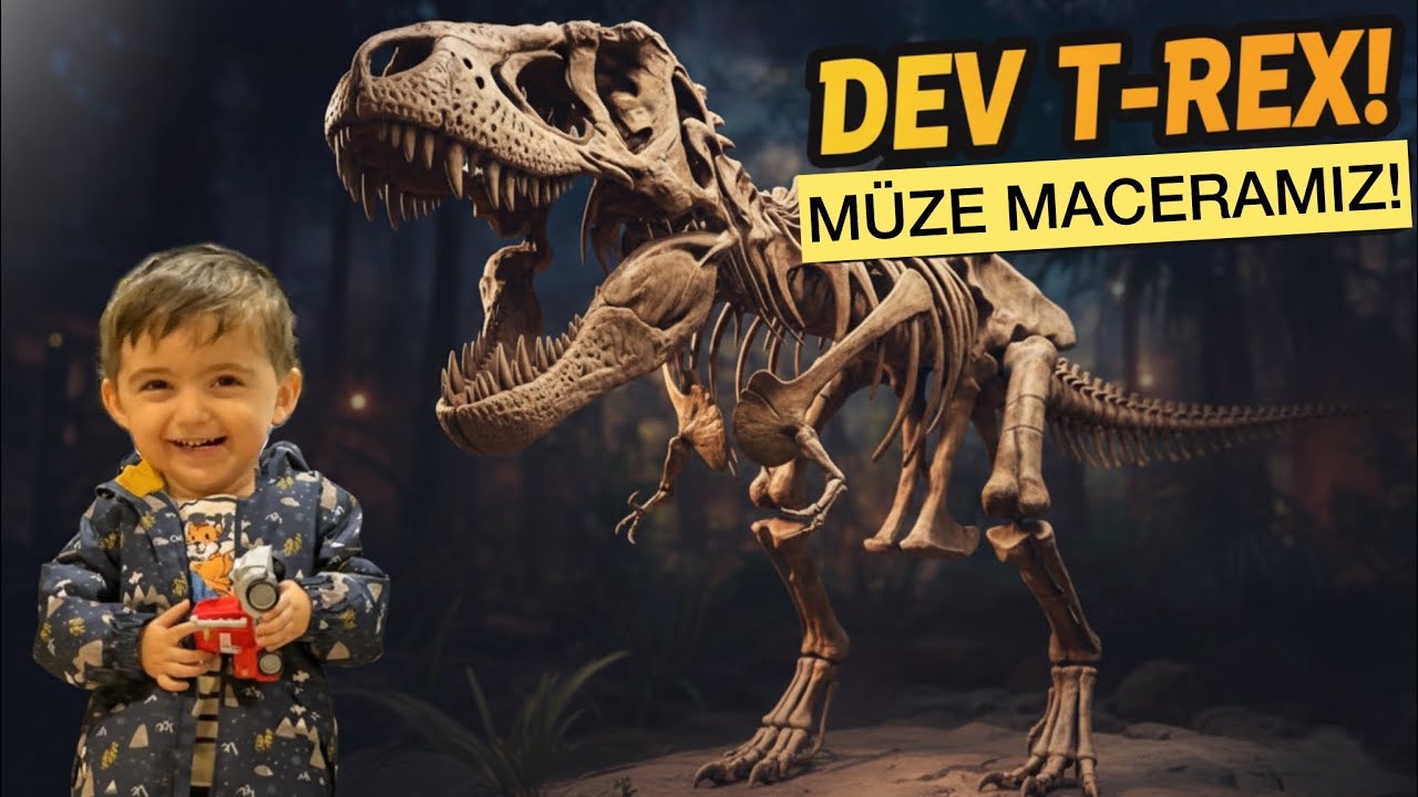 DEV T-REX GÖRDÜK! 😱 MÜZE MACERAMIZ | EDİZLE DOĞA TARİHİ MÜZESİ GEZİSİ ...