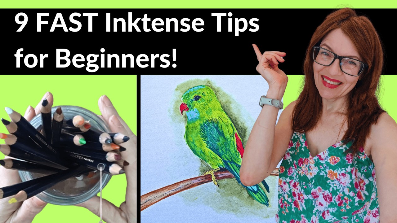 9 FAST Inktense Pencils Tips! (Beginners Tutorial) - YouTube