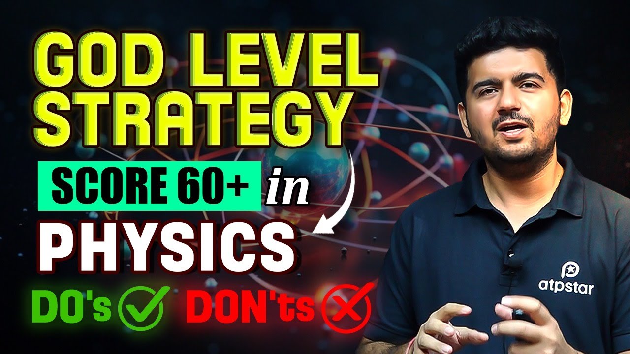 JEE Main 2024 : Last 30 days Strategy | 60+ Marks JEE Physics | God ...