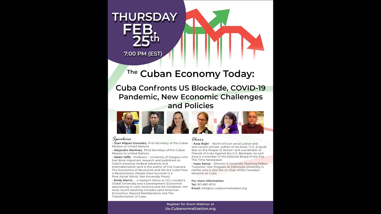 The Cuban Economy Today: Cuba Confronts U.S. Blockade, COVID-19, New ...