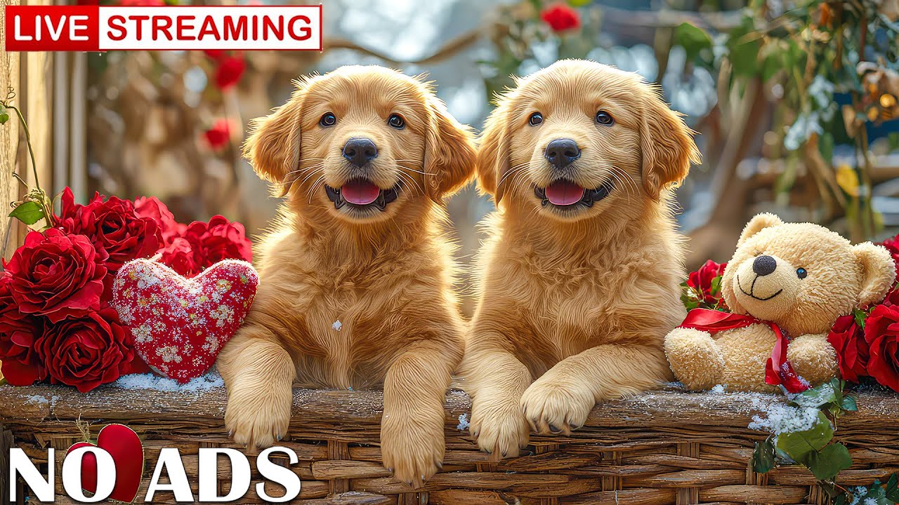 Love Heart Music for Dogs on Valentine's Day 💕 Relax your dog on ...
