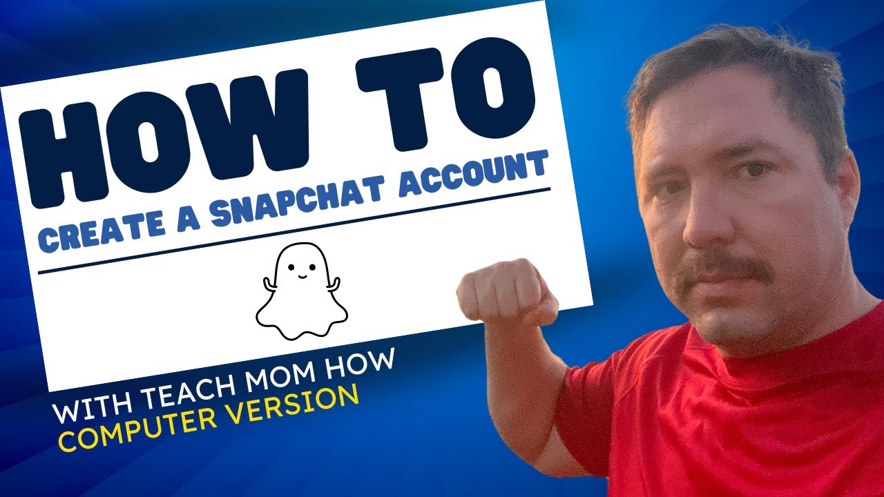 How to Create a SnapChat Login on a Computer 2024 | Teach Mom How - YouTube