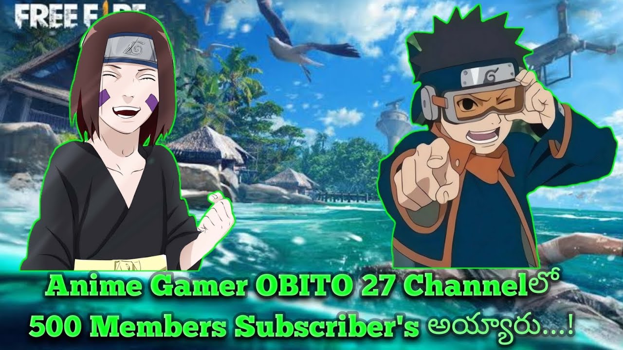 Anime Gamer OBITO 27 has reached a milestone of 500 subscribers!# ...