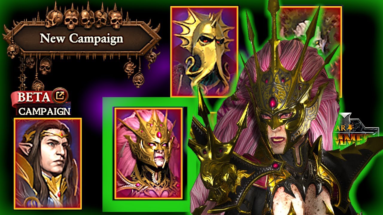 Dark Elf Melee Focus: HELLEBRON Total War : Warhammer 3 - YouTube