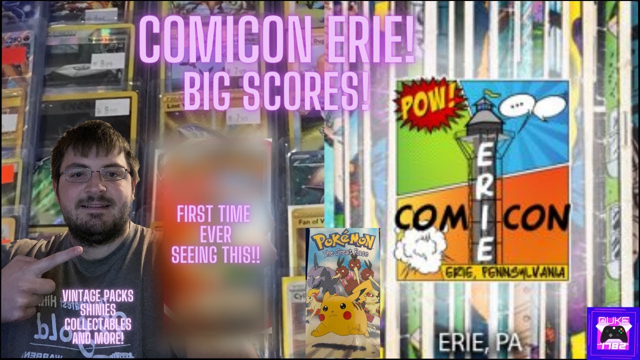 I FINALLY found this RARE Pack! Comicon Erie HAUL! (Pokémon TCG ...