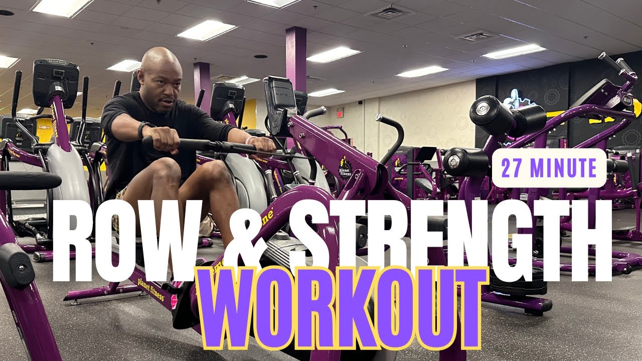 25 Min Row & Strength Workout I Follow Along - YouTube