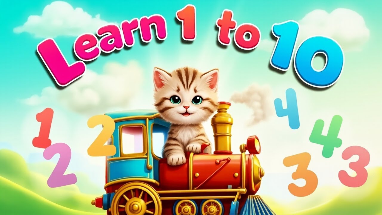learn to count numbers 1 to 10 for toddlers I toddler numbers learning ...