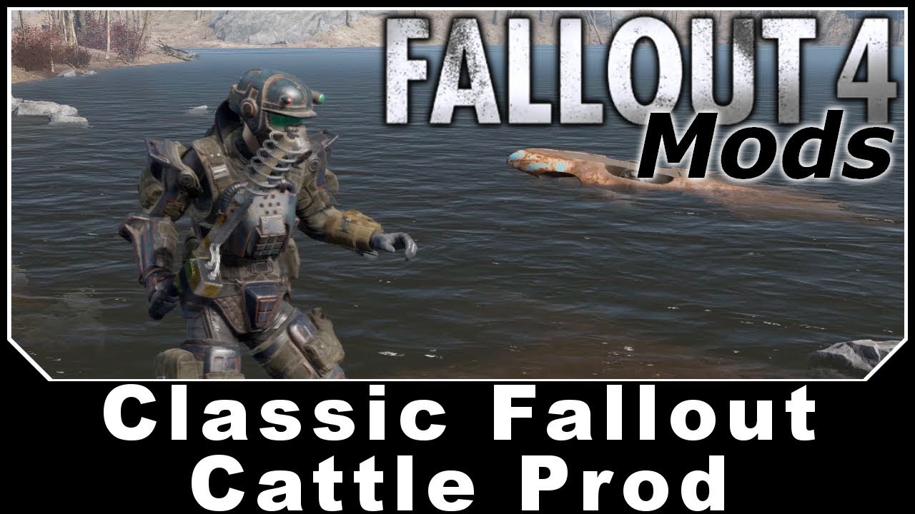 Fallout 4 Mods - Classic Fallout Cattle Prod - YouTube