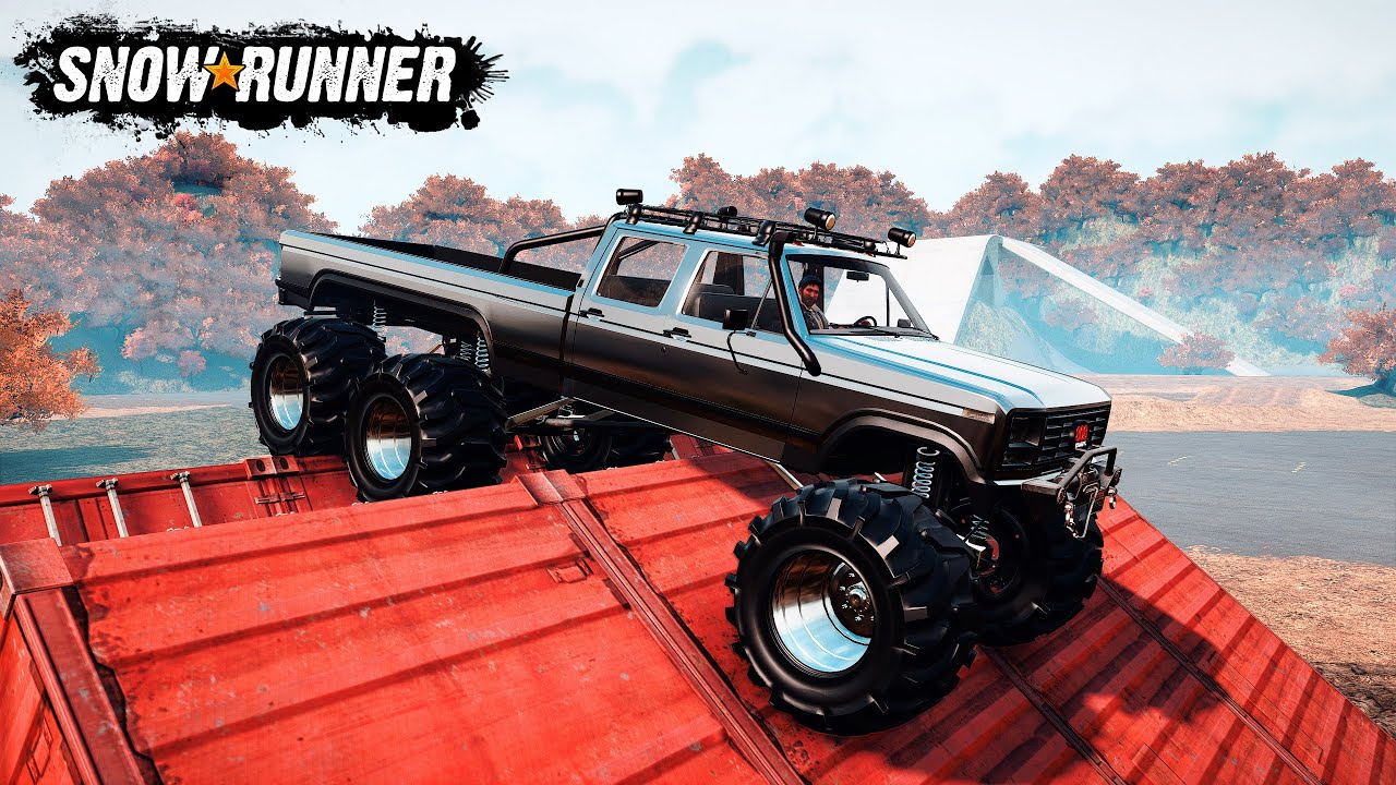 SnowRunner - CRAZYS MONSTER TRUCK Endurance Test - YouTube