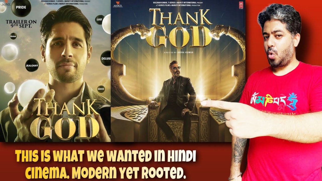 Thank God Poster Review, Reaction, Thank God Trailer Release date, Ajay ...