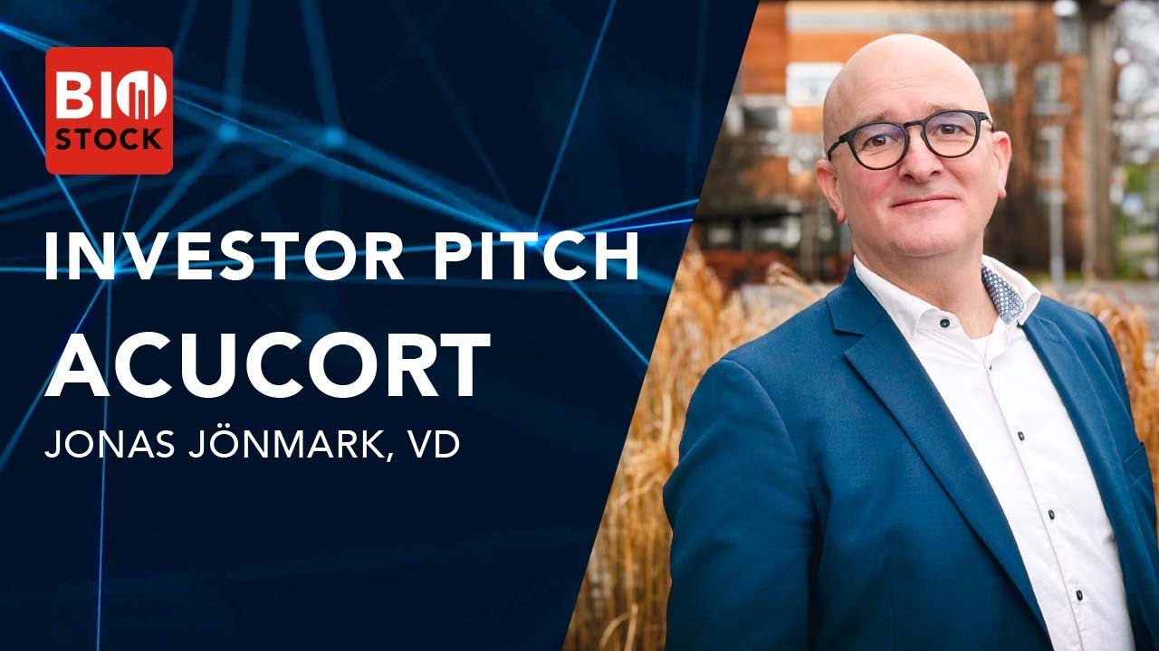 BioStock Investor Pitch: AcuCort expanderar - YouTube