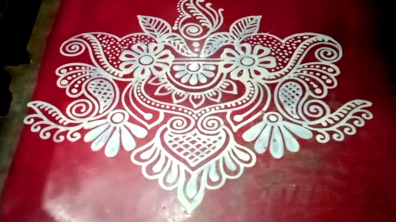 Easy rangali & alpana deasine for biginar/New style floor pent Indian ...