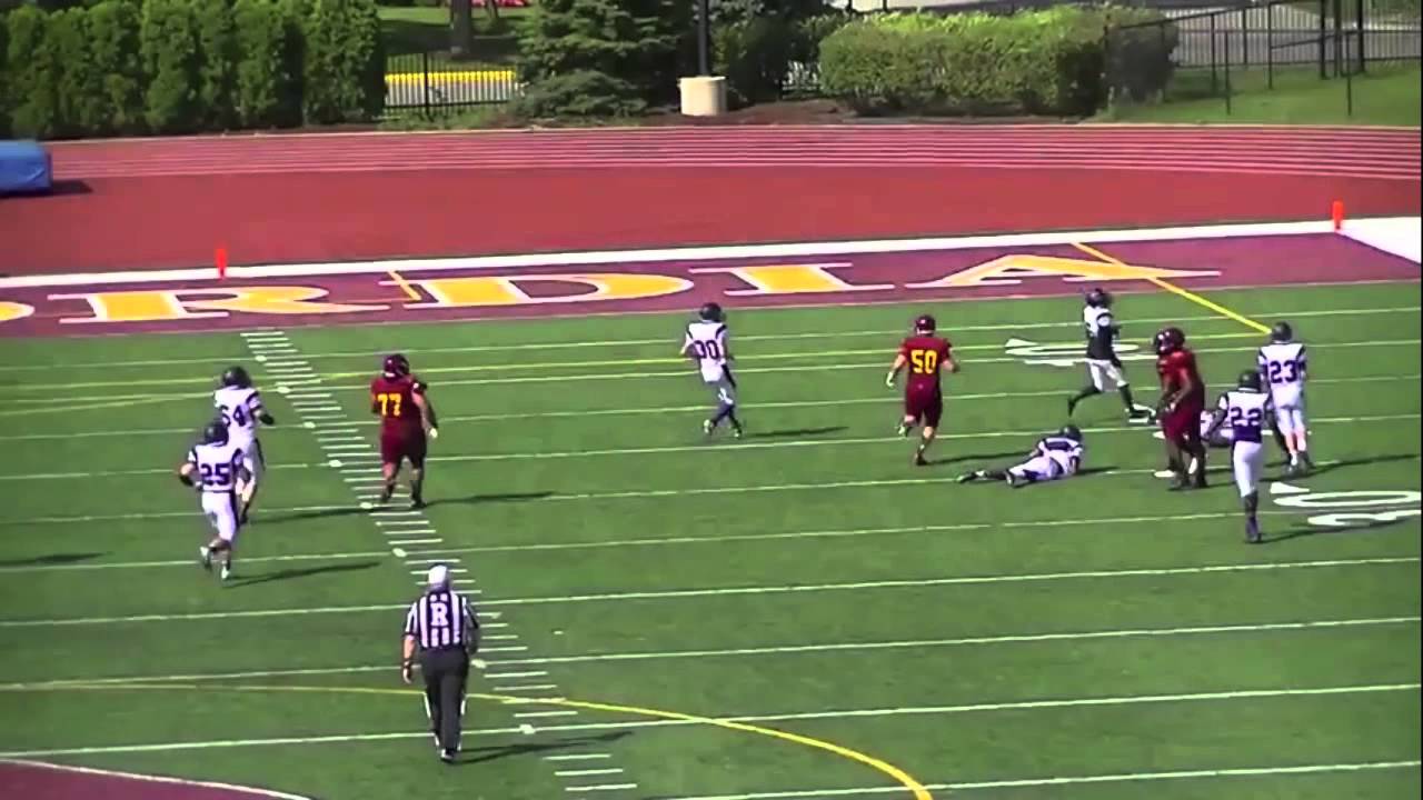 CUC Football Scrimmage Hi-lites - YouTube
