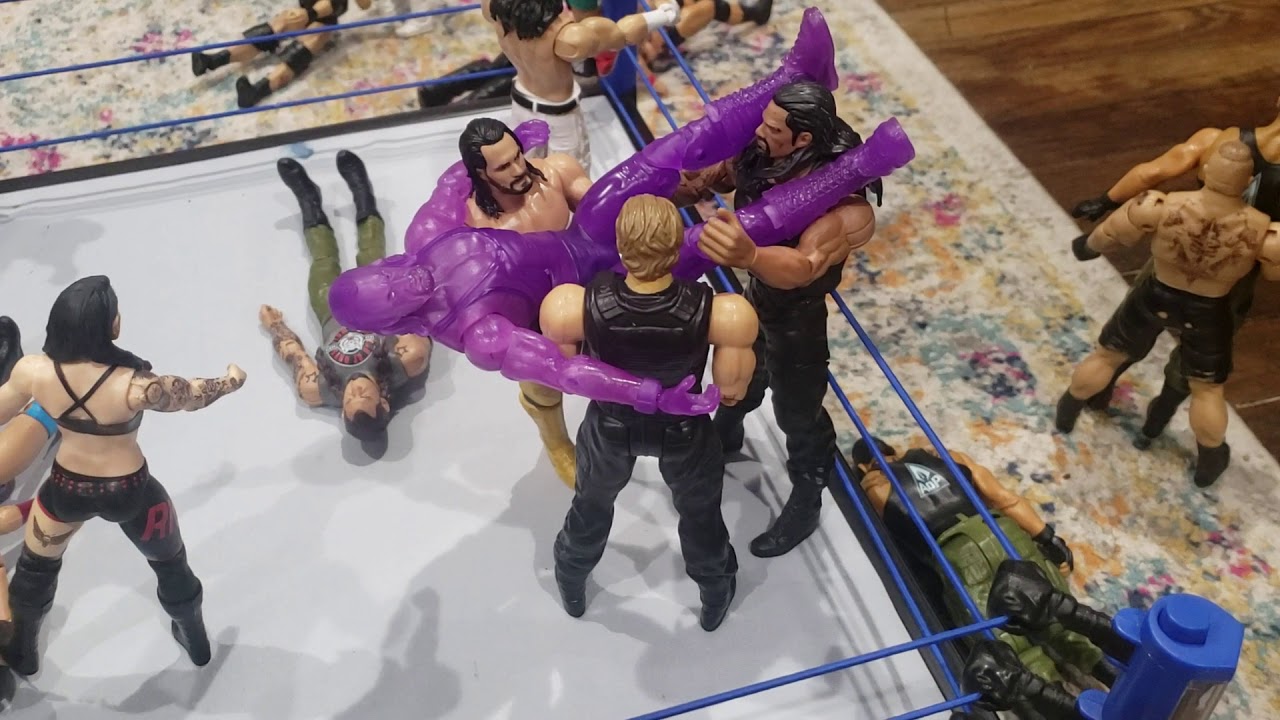 WWE Action Figures Setup - YouTube