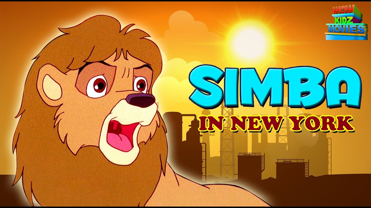Simba Jr In New York | Full Animated Movie | Cartoon For Kids | WowKidz ...
