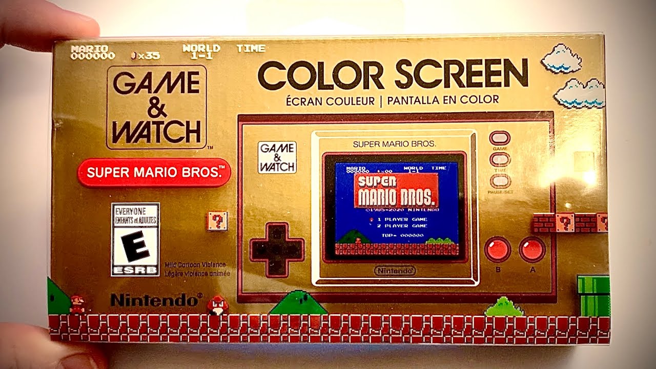 Game & Watch™: Super Mario Bros.™ - NINTENDO - AMBIENT UNBOXING - YouTube