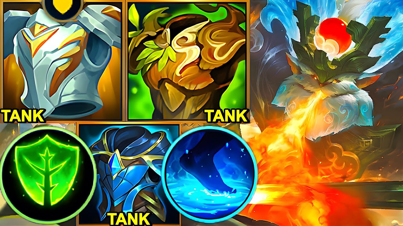 Wild Rift China Ornn - Warmog's Armor MAX TANK ORNN Build Runes - Shan ...