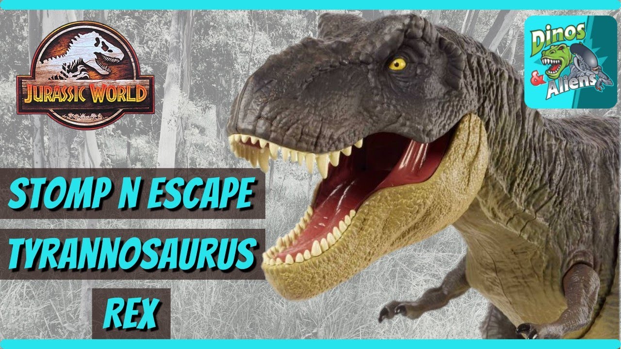 Tyrannosaurus Rex STOMP N ESCAPE | Jurassic World Camp Cretaceous ...