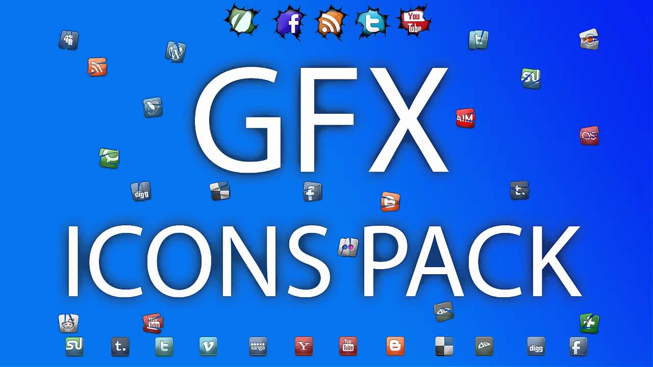 Download | Free GFX Icons Pack - YouTube