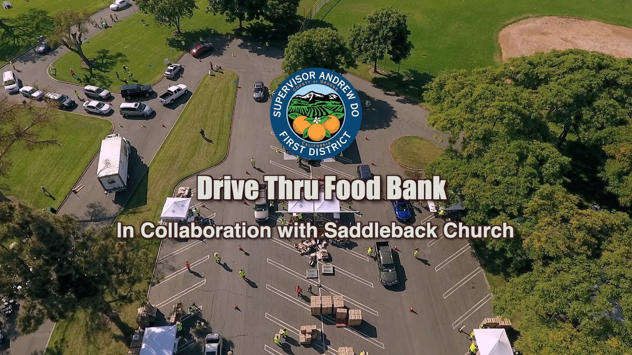2020 First District Drive-Thru Food Bank with Saddleback Church - YouTube