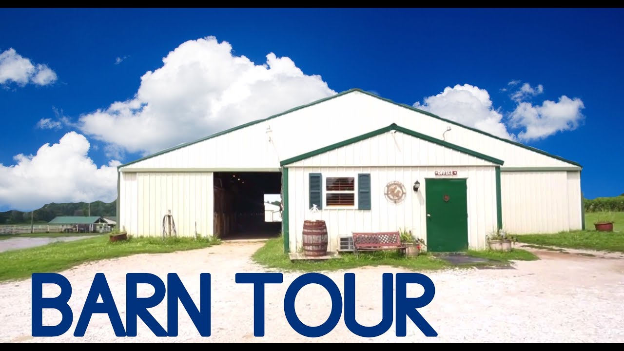 MY NEW BARN TOUR - YouTube