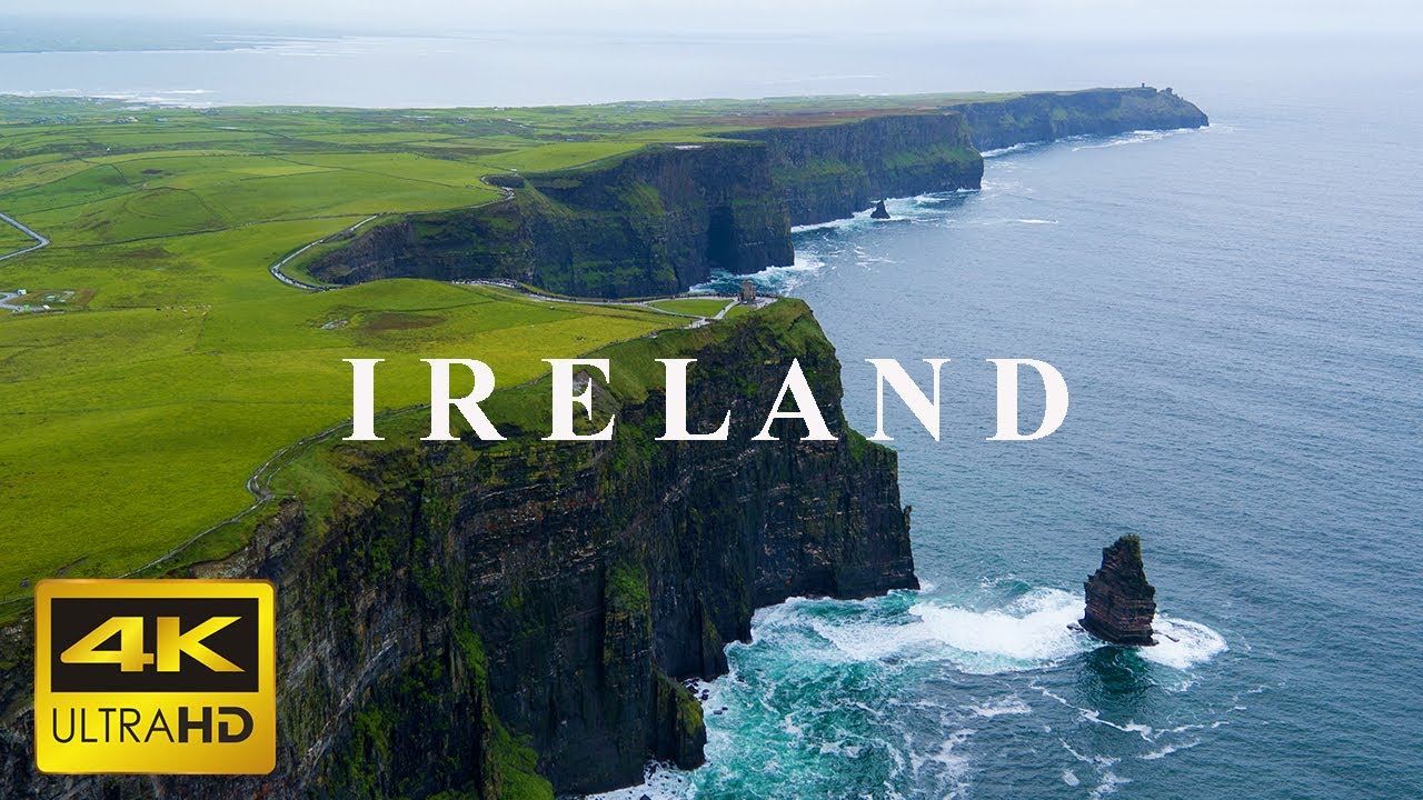 Ireland 4K | Scenic Relaxation Film With Calming Music | Ireland 8K ...