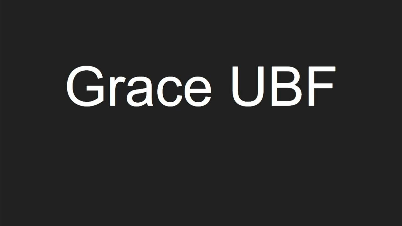 Grace UBF Live Sunday Worship Service - Jas 5:12-20 Prayer of Faith - YouTube