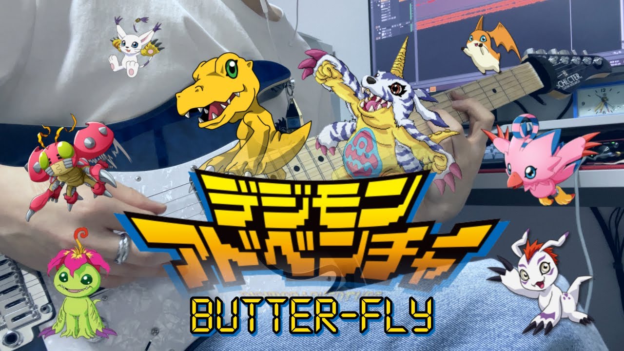BUTTER-FLY (Digimon Adventure OP) - YouTube