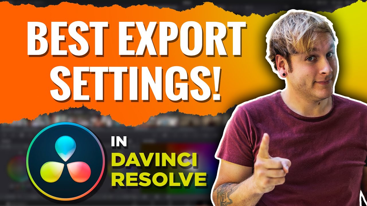 Best EXPORT SETTINGS In DaVinci Resolve - YouTube