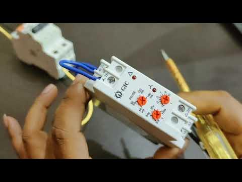 Star Delta Timer wiring, GIC timer connection & #time setting? - YouTube
