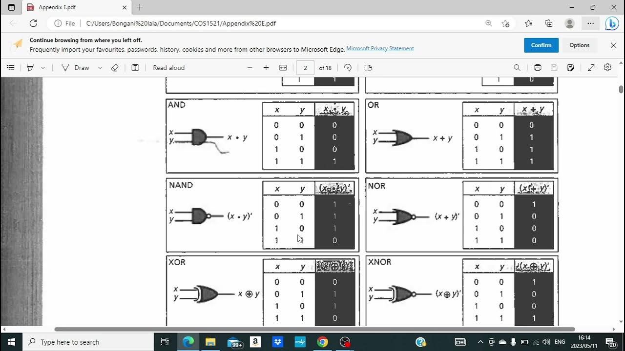 truth tables logic gates - YouTube