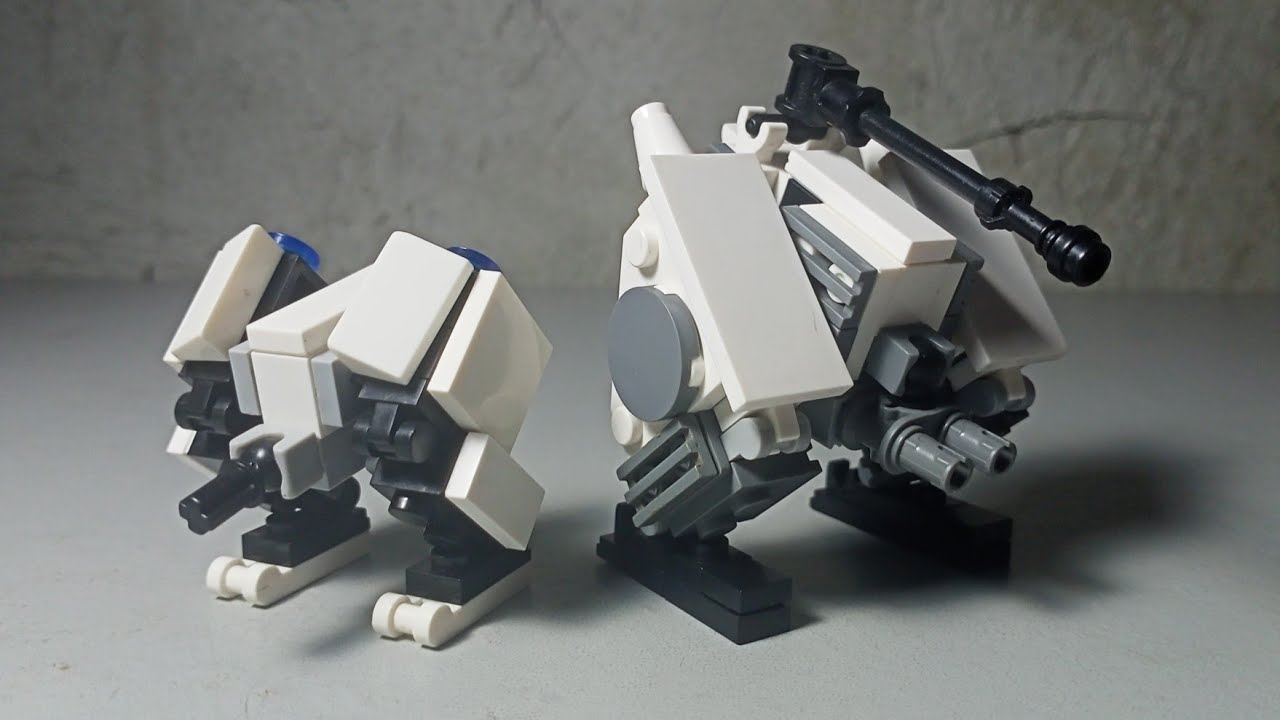 Lego Mini Tank Mech Moc Tutorial //Easy Tutorial // #mech - YouTube