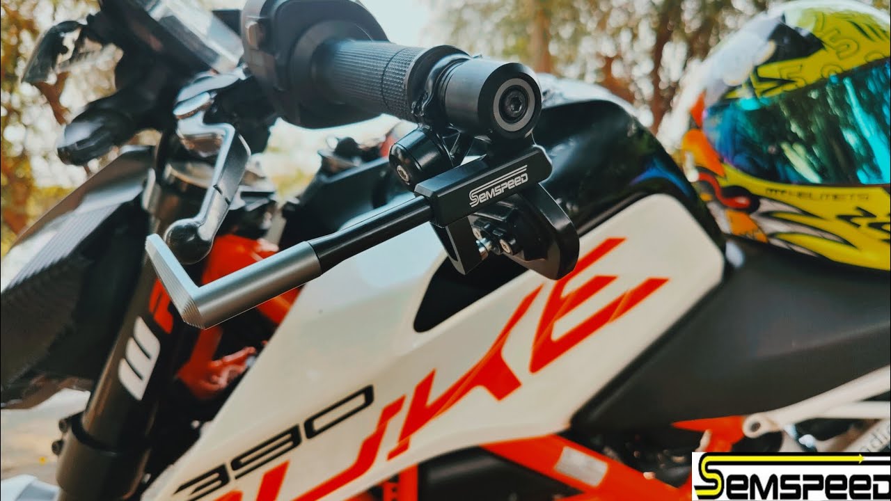 Semspeed Lever Guard Installation 🔥 || Duke 390 Premium Quality Lever ...