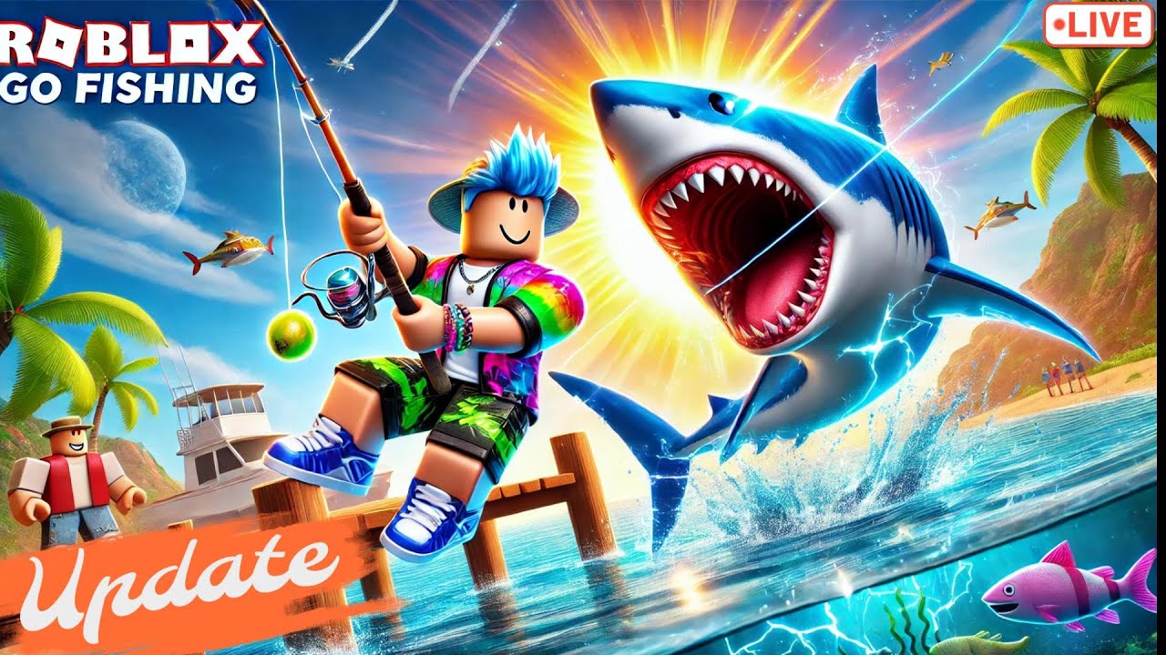 🎣🌴 Go Fishing Roblox Live: Eksplorasi Update Pulau Baru & Tantangan ...