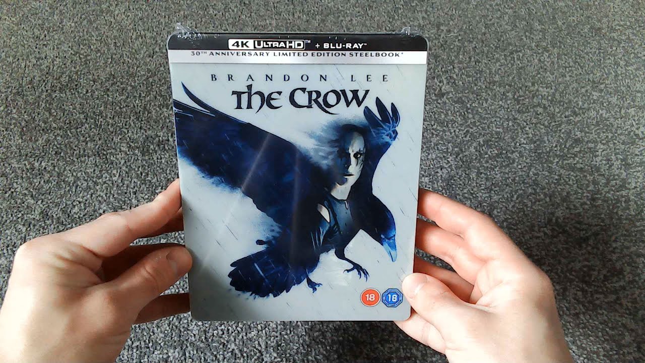 The Crow - 30th Anniversary 4K Steelbook Closer Look - YouTube