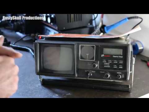 Bush 1980's Portable TV Model BN6520 - YouTube