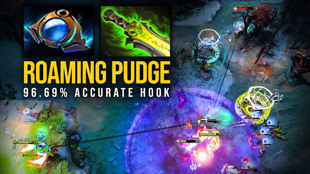 Roaming Pudge 96.69% Hook Accuracy — 33 Mins 40 Heap Stacks | Pudge ...