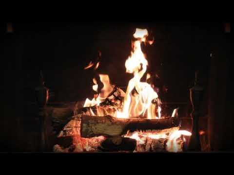 Fireplace - Yule Log - Instrumental Christmas Carols - YouTube