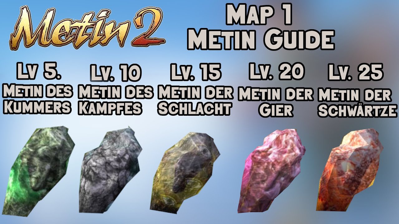 Metin2 DE ♛ Map 1 ♛ Metin Guide ♛ - YouTube