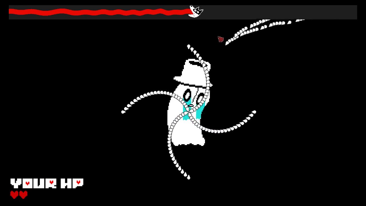 Clickertale 2 - Napstablook Boss fight - YouTube