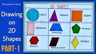 Drawing For Kids Learning 2D Shapes Drawing Part-2 Maths, 48% OFF