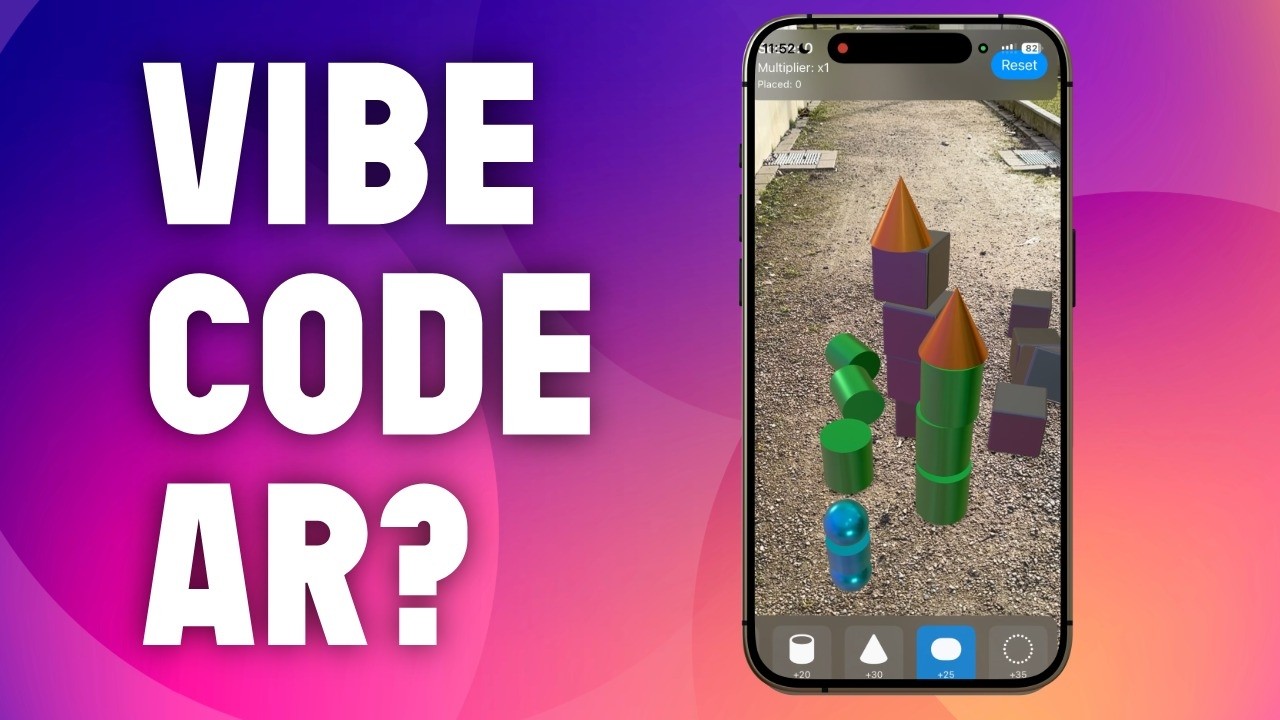 Can You Vibe Code An Augmented Reality App? - YouTube