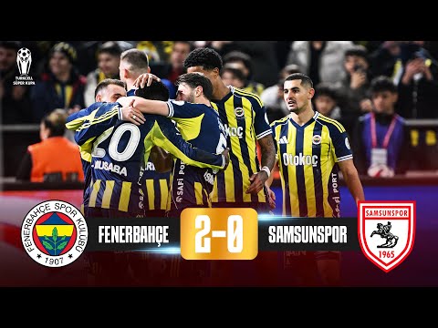 Fenerbahçe 2 - 0 Samsunspor | Maçın Tamamı | Turkcell Süper Kupa Yarı Finali