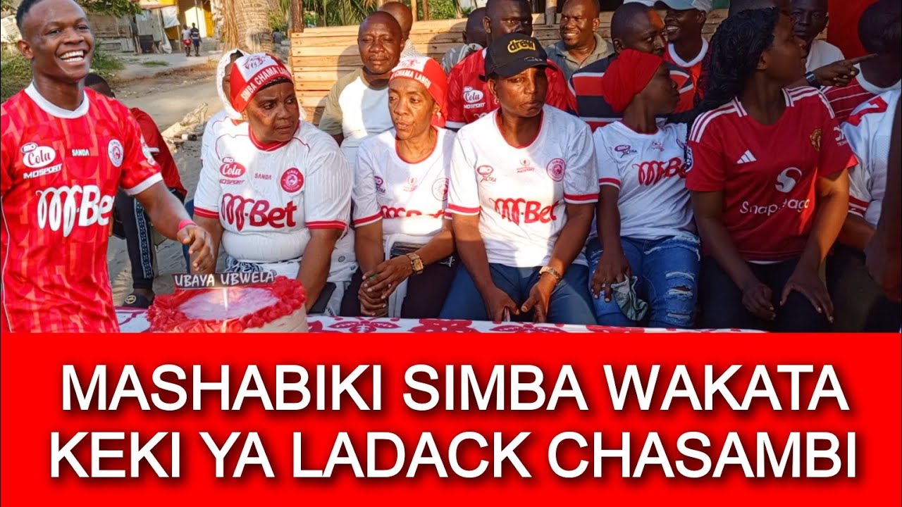 MNANDI JR ASHUSHA NONDO UKATAJI KEKI TAWI LA SIMBA. - YouTube