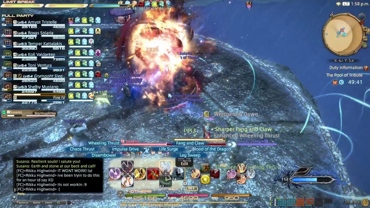 FINAL FANTASY XIV: Stormblood - The Pool of Tribute Susano Fight - YouTube