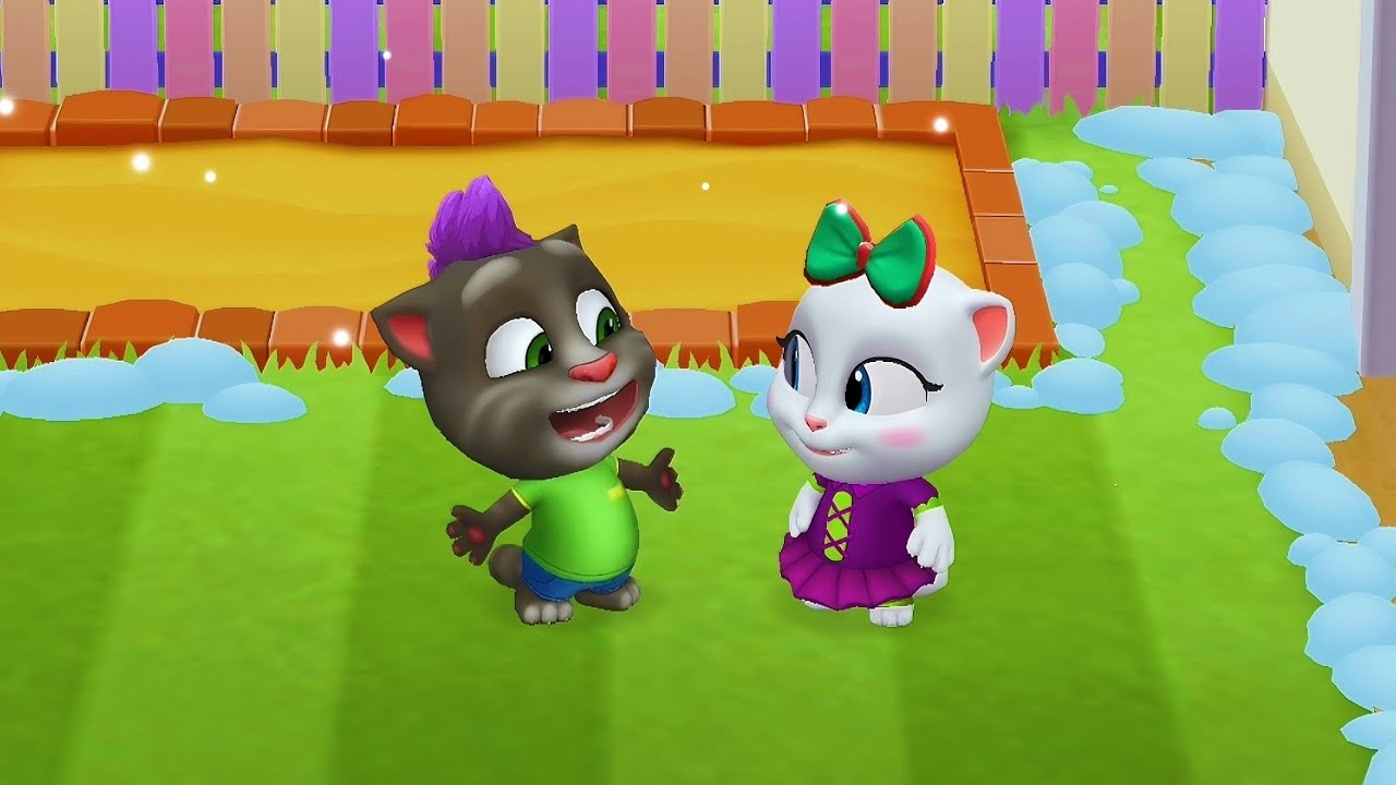 Tom Friends New Gameplay Talking Tom and Talking Angel #tokingtom - YouTube