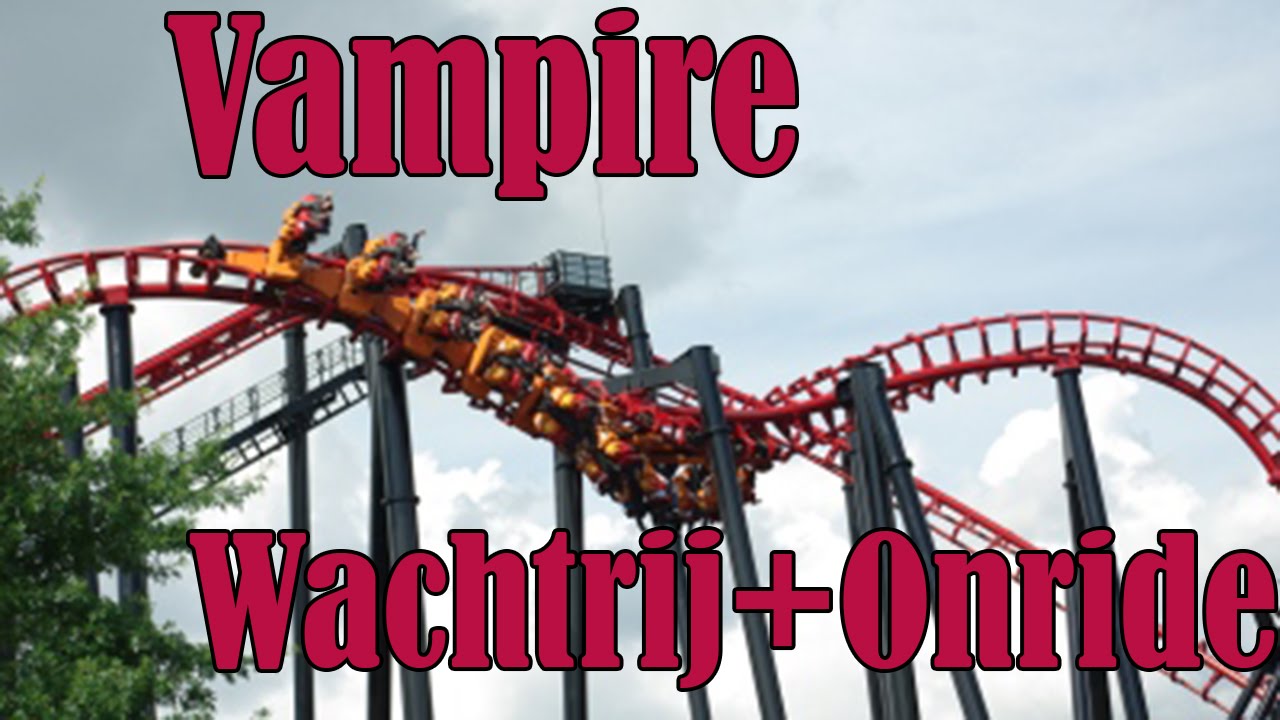 Vampire Walibi Belgium (B) Wachtrij / File d'Attente / Queue +Onride ...
