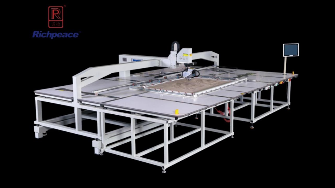 Large Format 360°Rotating Head Sewing Machine - YouTube