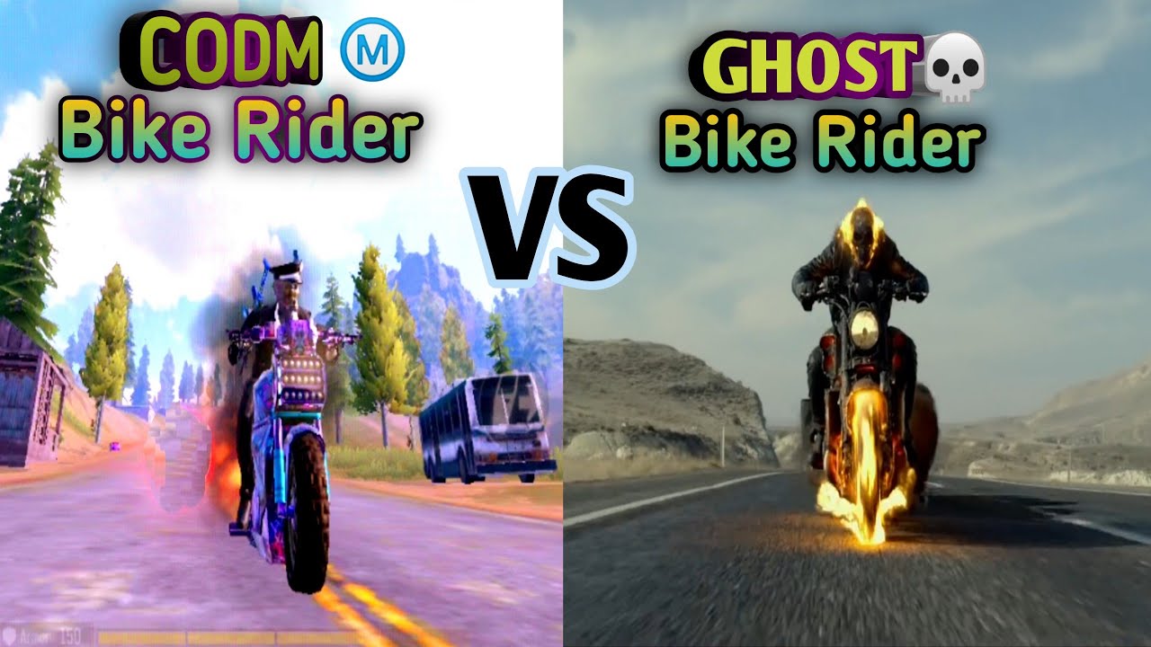 Codm Bike Rider 🆚 Ghost Bike Rider #codm #ghost #callofdutymobile - YouTube