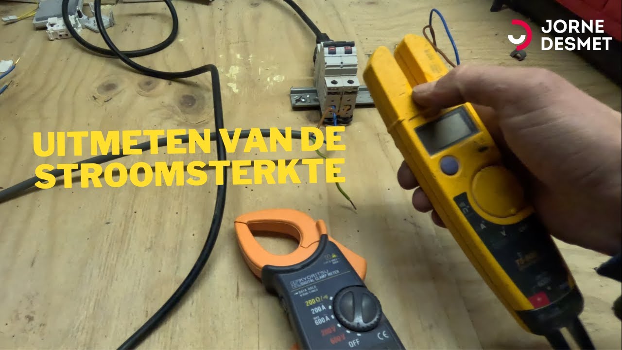 Hoe meet je de stroomsterkte uit in een elektrische installatie? - YouTube